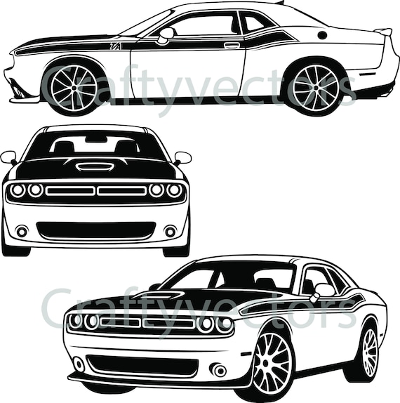 Dodge Challenger Logo Vector