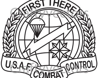 Air Force Combat Control Team Badge Svg - Etsy