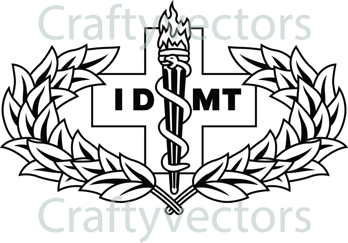 Air Force IDMT Badge Vector File - Etsy