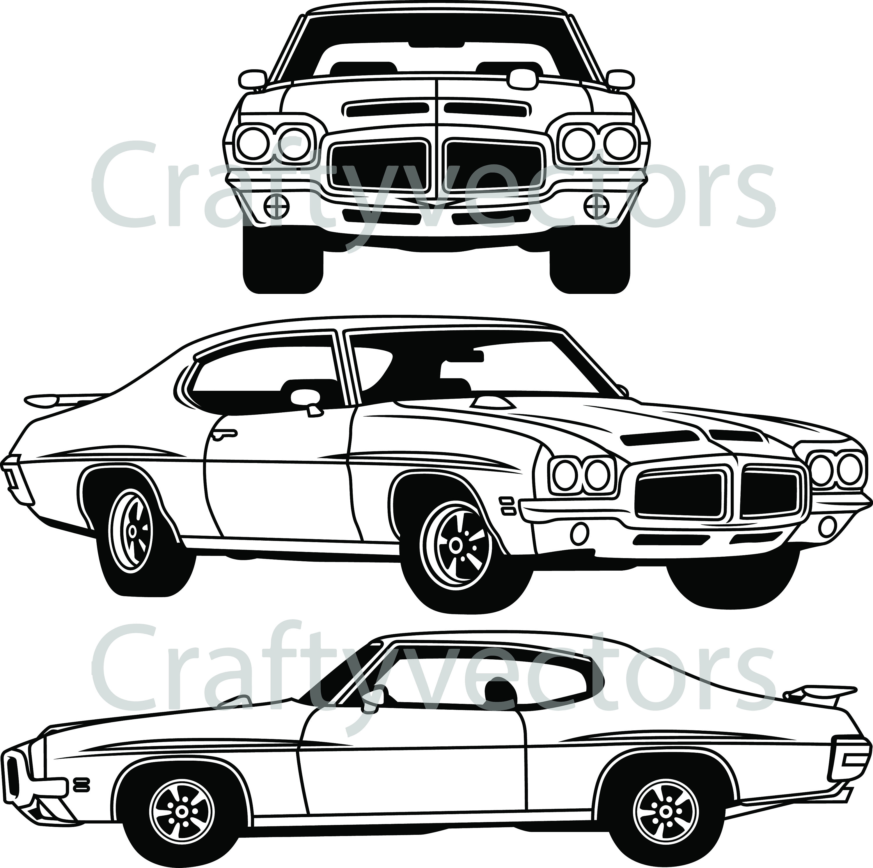 Pontiac Gto Png - Etsy