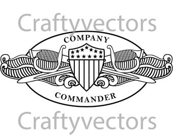 Commander Insignia | Etsy