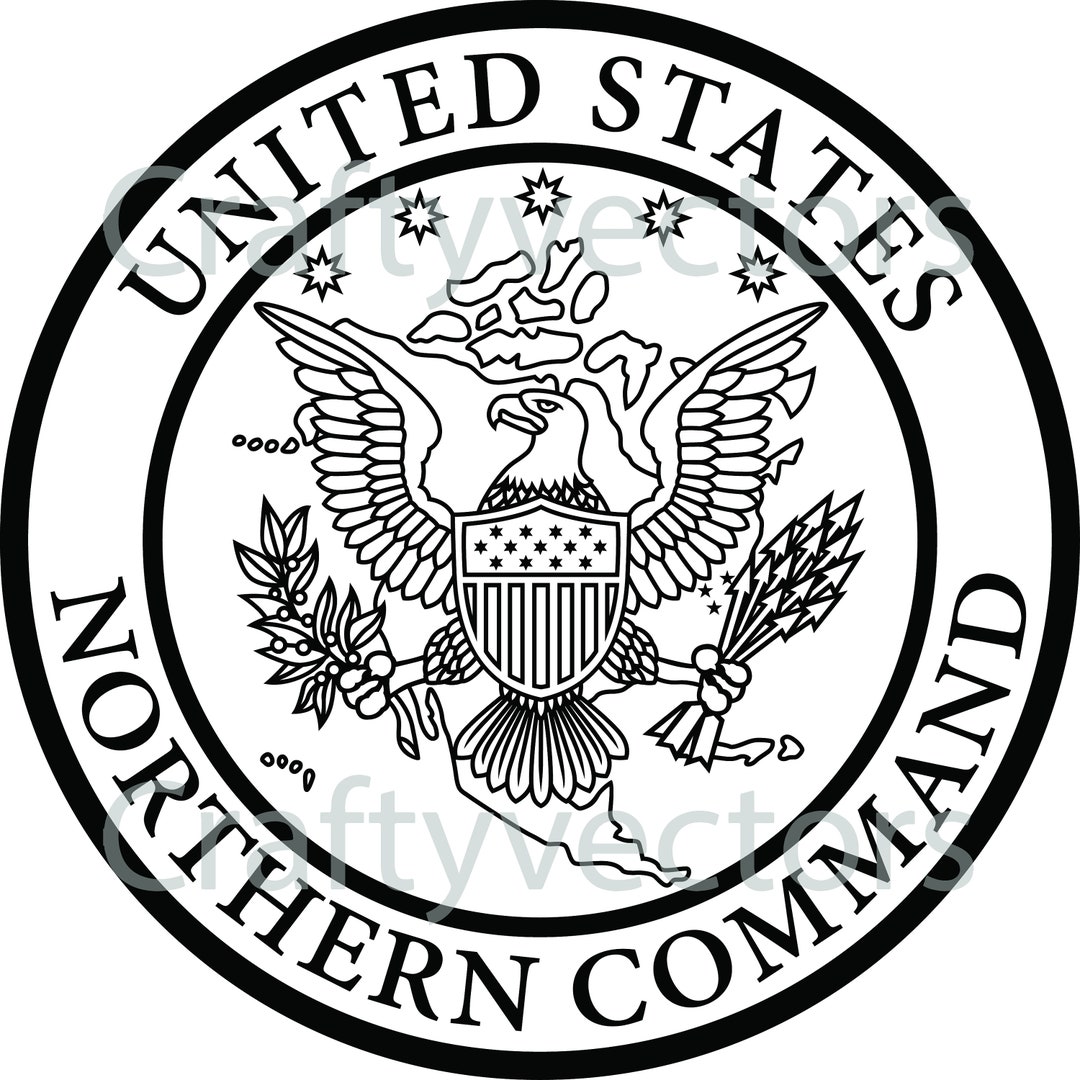 US Northern Command Crest Vector File - Etsy