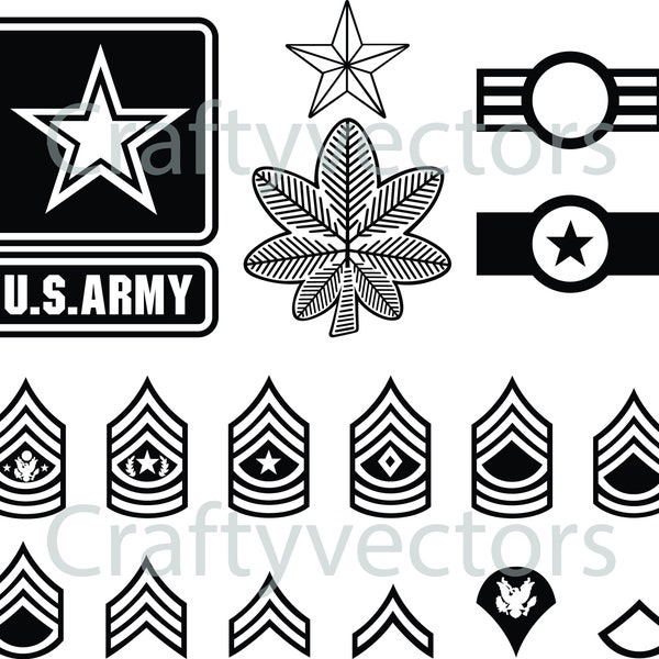 Army Captain Bars Svg - Etsy