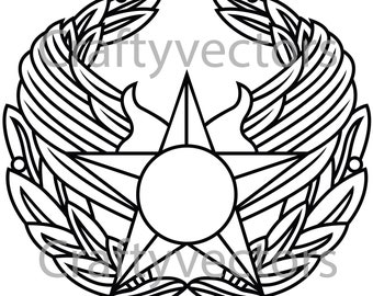 Air Force Supply and Fuels Badge Vector File | Etsy