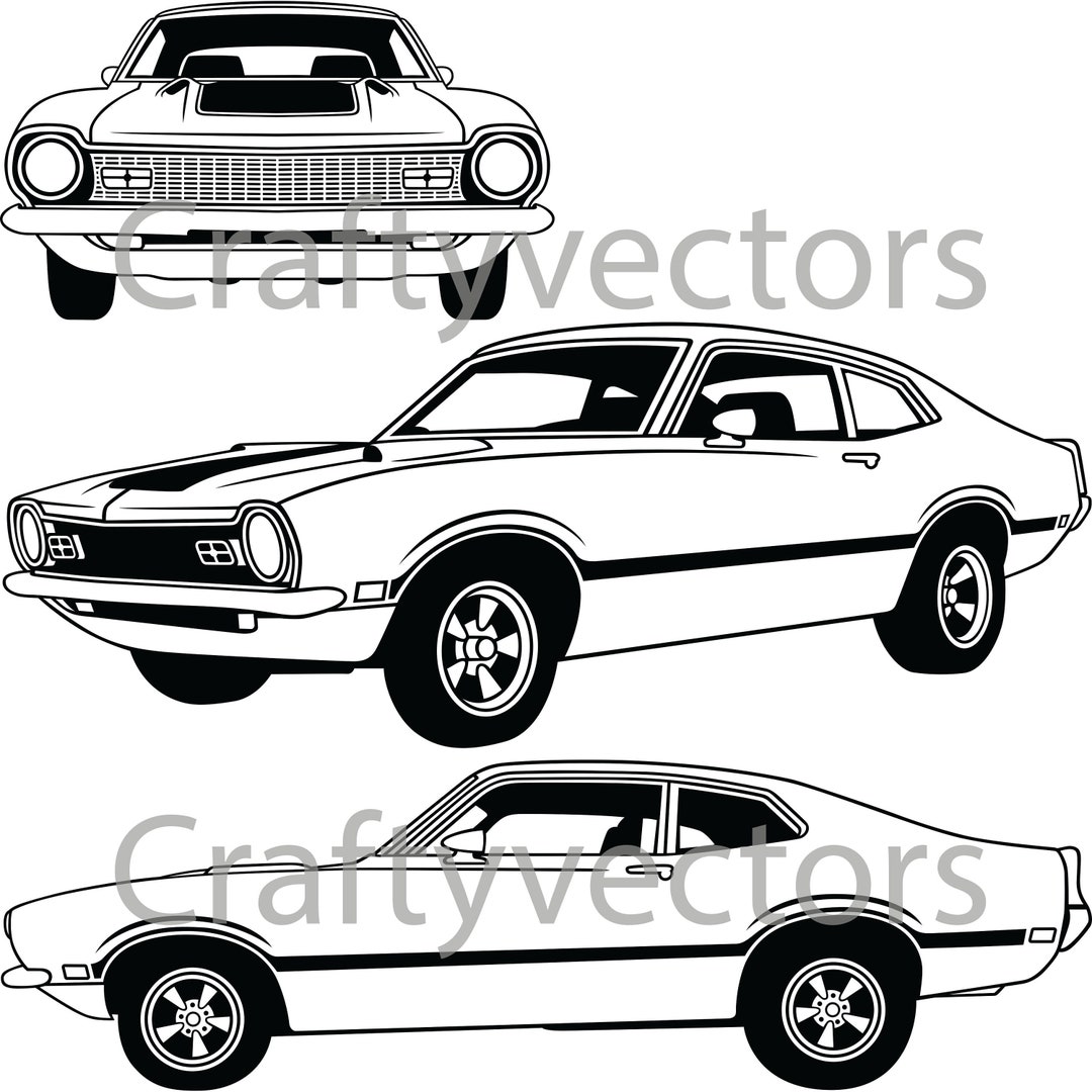 Ford Maverick Vector File - Etsy Portugal
