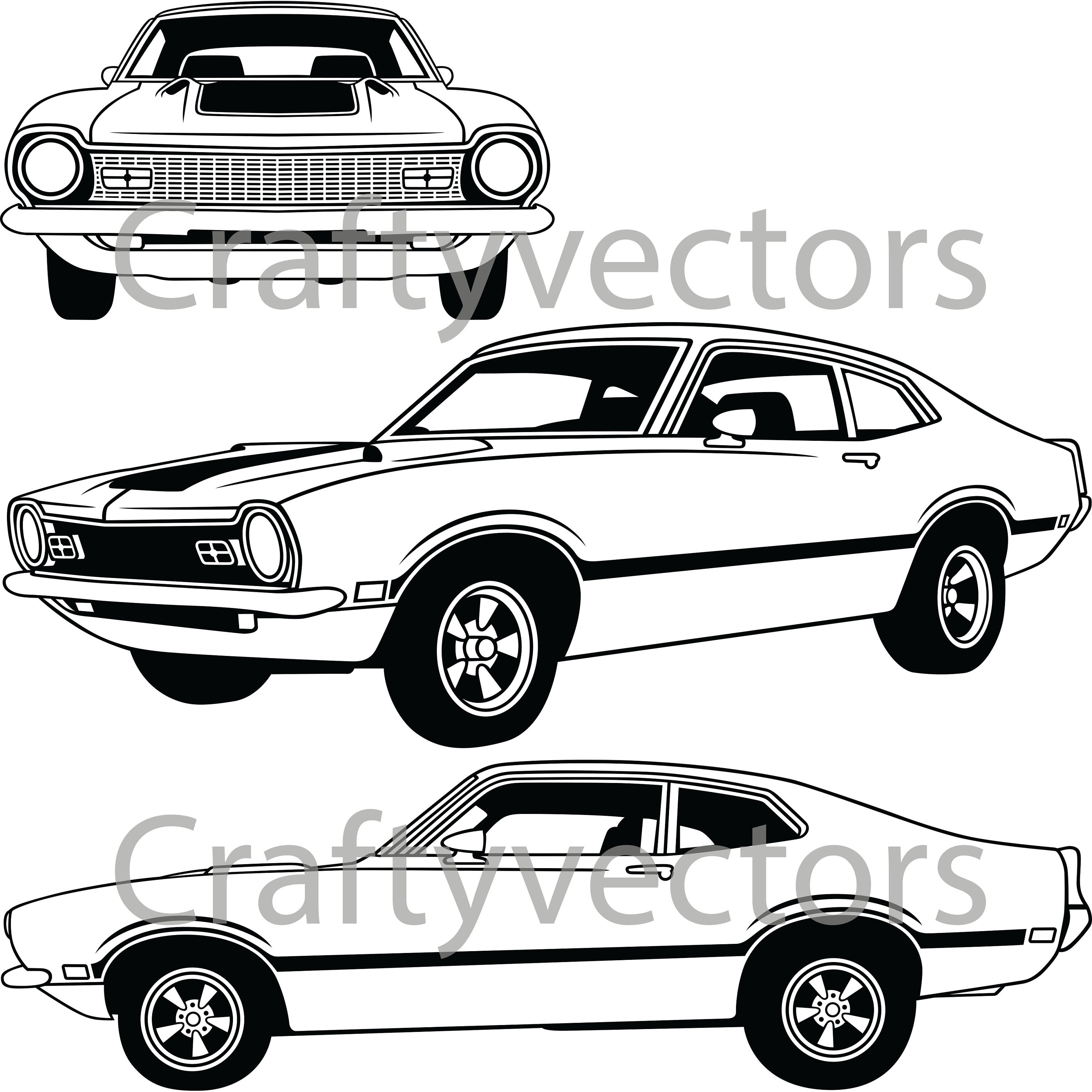 Ford Maverick Vector File | Etsy
