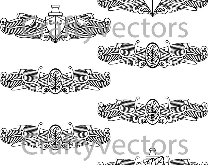 Navy Enlisted Surface Warfare SVG - Etsy