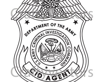 Army Cid Badge - Etsy
