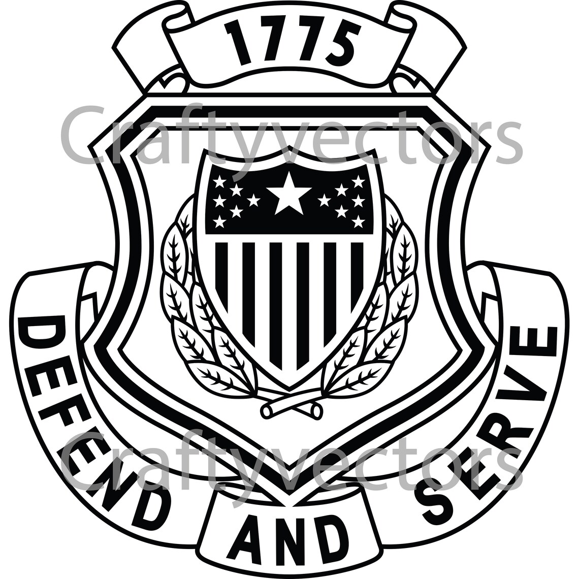 Army Adjutant General Corps Insignia Vector File - Etsy Singapore