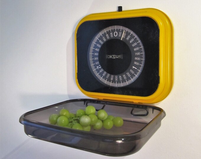 Vintage Kitchen Scale EKS Wall Scale Kitchen Decor Orange - Etsy