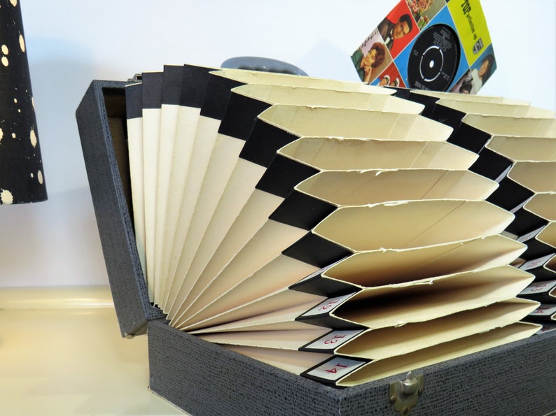 Vintage Cheney Twin Double Records Case Large Box Case for 40 - Etsy
