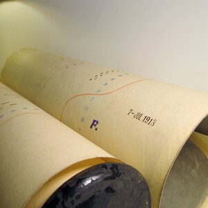 Antique Autophone Organette Cob Roller Organ Tune Sheet ''scenes ...