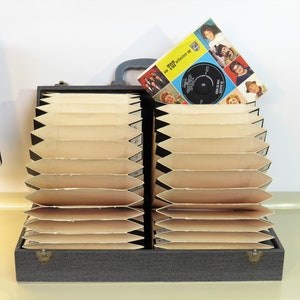 Vintage Cheney Twin Double Records Case, Large Box Case for 40 Lps ...