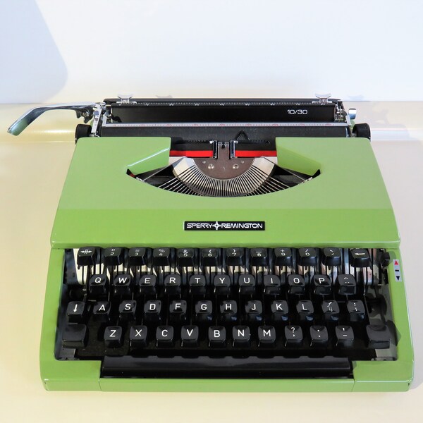 Green Typewriter - Etsy