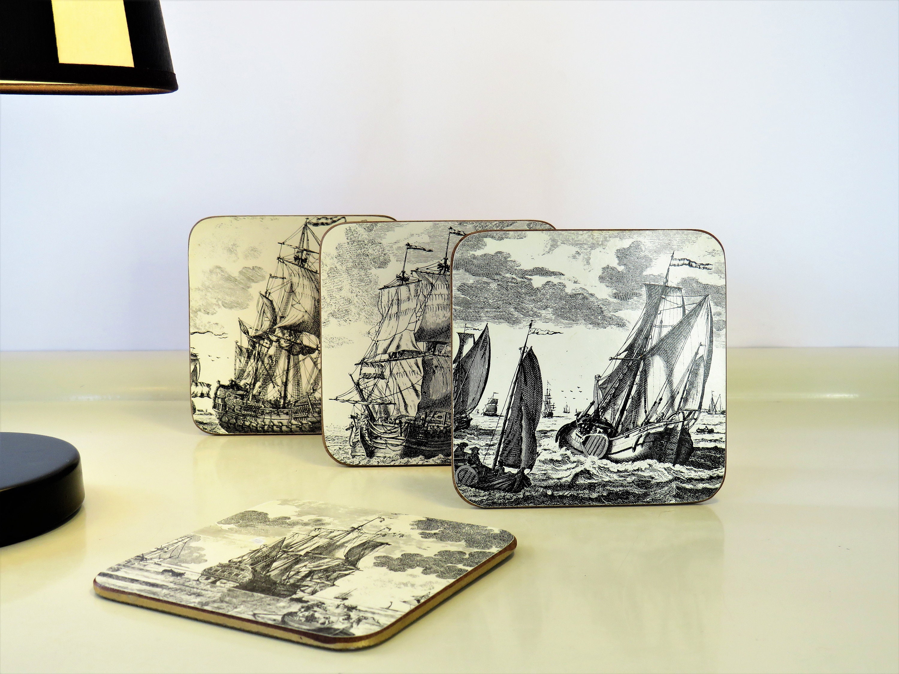 Vintage Coasters Set of 4 Pieces PIMPERNEL Coasters Coaster | Etsy