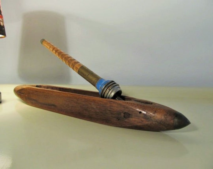 Antique Vintage Wooden Weaving Shuttle Old Wooden Shuttle Bobbin With ...