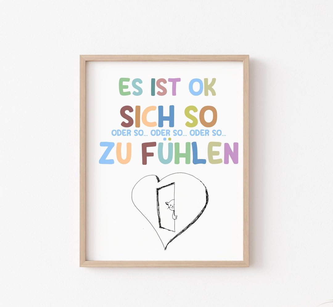 It's Okay to Feel This Way - Printable Poster - Print - Therapy ...