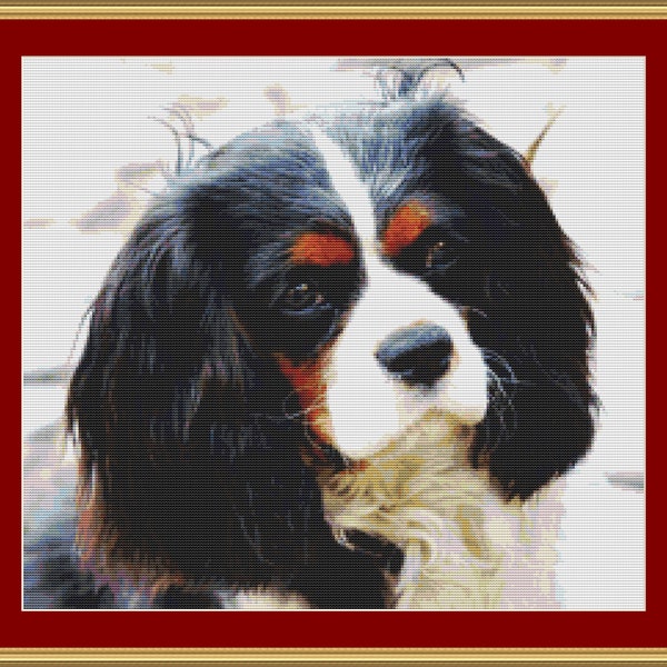 Spaniel Cross Stitch - Etsy