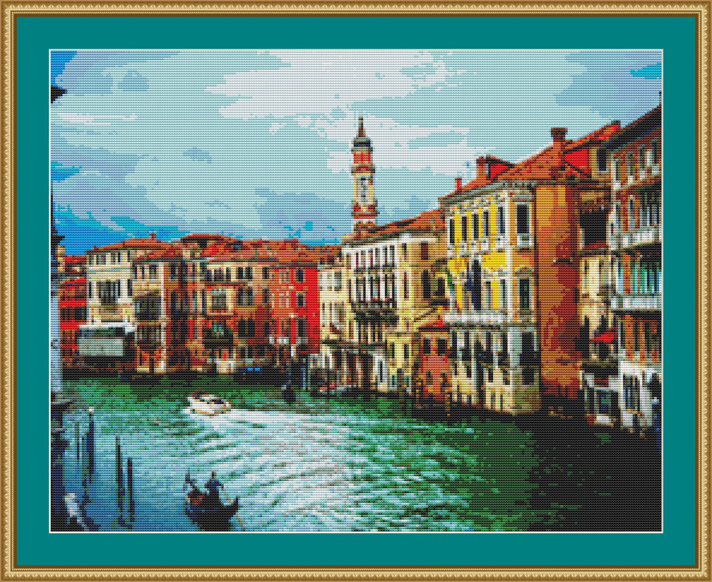Venice, Italy Cross Stitch Pattern (PDF) - Etsy