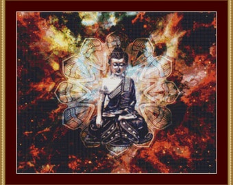 Gautama Buddha Cross Stitch Pattern - Etsy