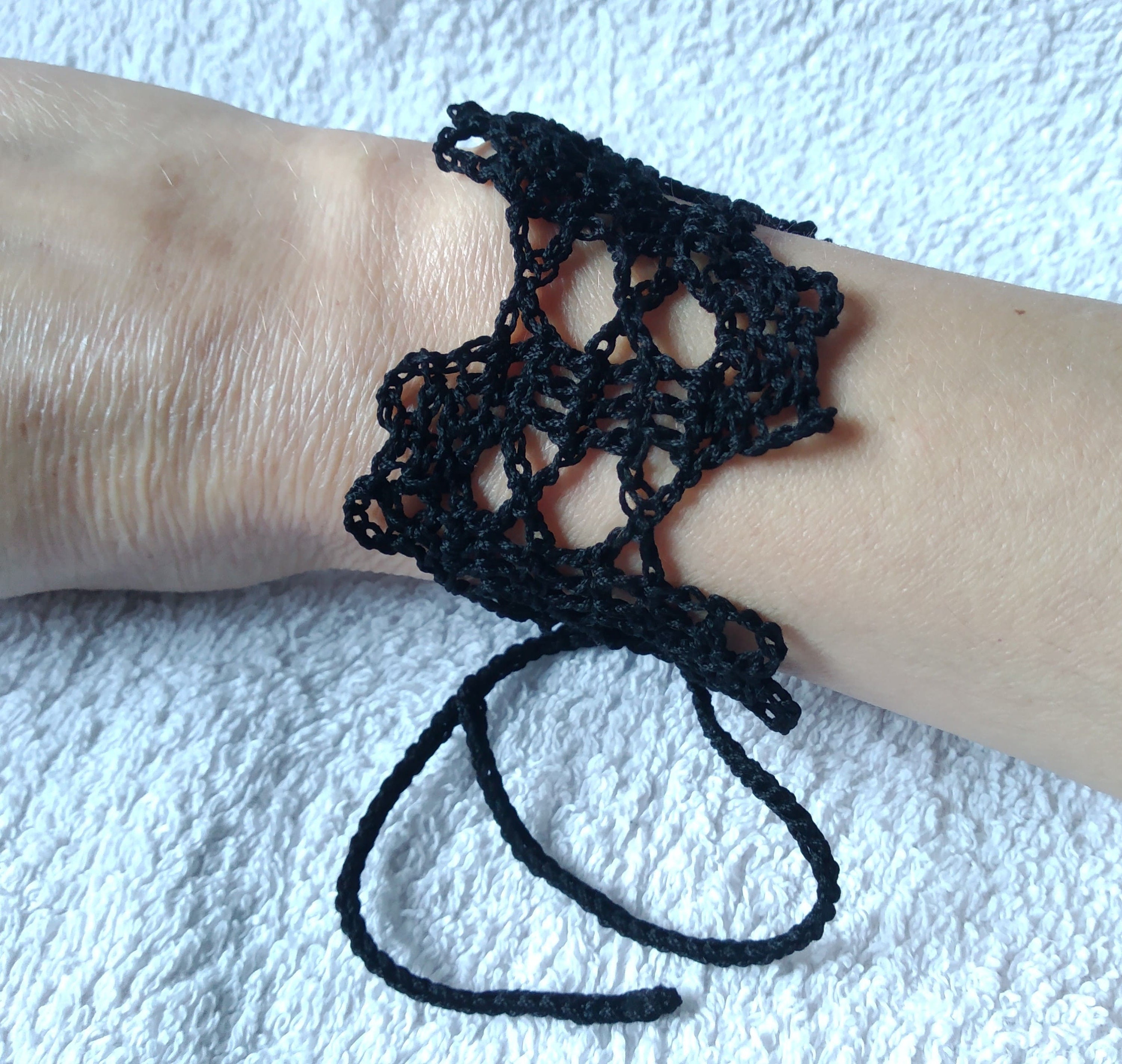 Pdf Video Crochet Pattern Wave Set: Chocker and Bracelet With Easy Step ...