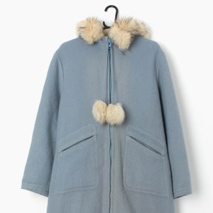 Vintage Pale Blue Inuit Original Yukon Parka With Fur Trim - Etsy