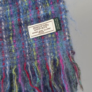 Vintage Mucros Weavers Mohair Scarf, Purple Long Scarf One Size - Etsy