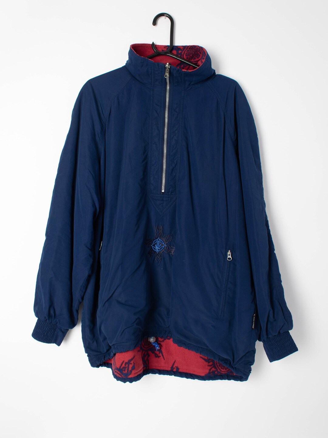 Mens Vintage Brid'n'tech Reversible Quarter Zip Track Jacket With ...