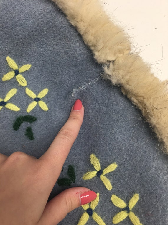 Vintage pale blue Inuit Original Yukon Parka with fur… - Gem