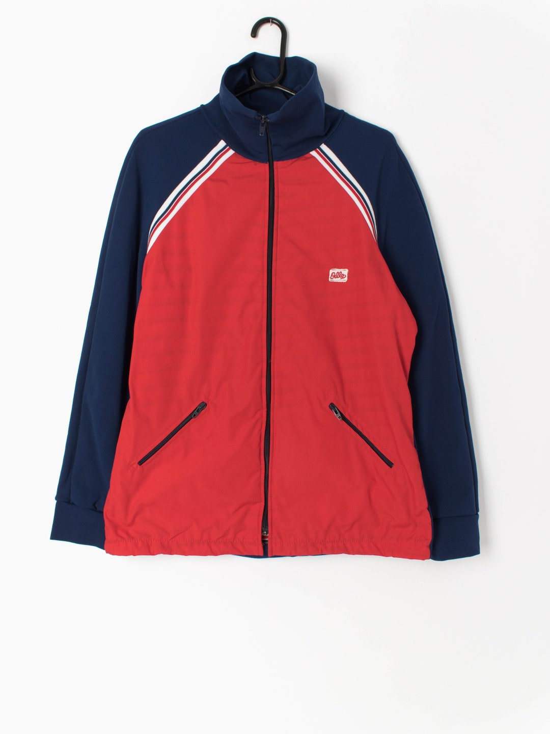 Vintage 70s Odlo of Norway Sports Jacket in Red and Blue With Striped ...