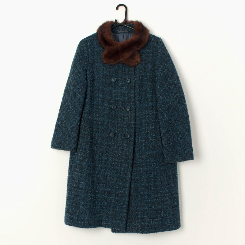 Wool Tweed Coat - Etsy