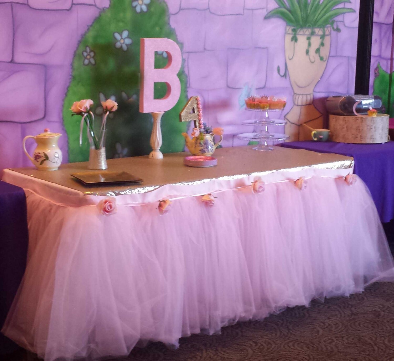 Sweets Table Custom Made Tutu Table Skirt Tulle Table Skirt - Etsy