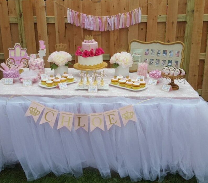 Tutu Tableskirt, Custom Tulle Table Skirt Wedding, Birthday, New Baby ...