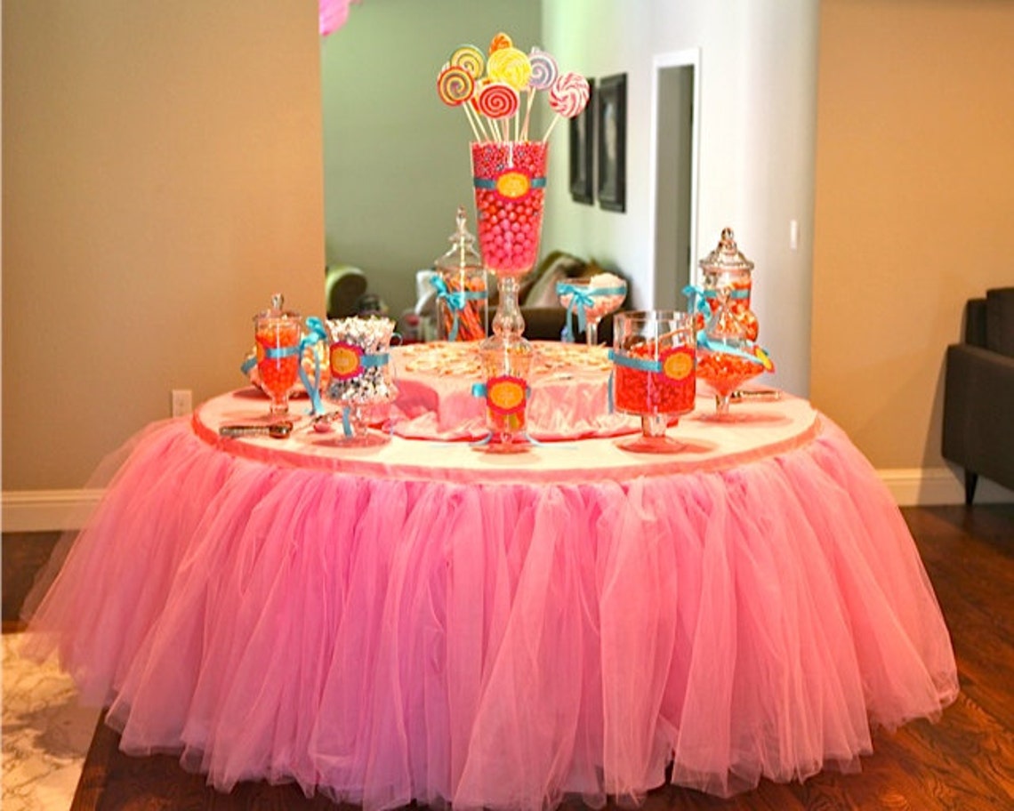 Tutu Table Skirt Custom Made Wedding Birthday Baby Shower - Etsy