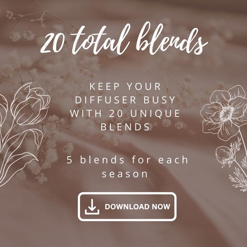 Essential Oil Diffuser Blends L 20 Different Diffuser Blends L Blends ...