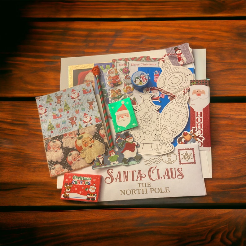 Santa Activity Pack - Letter to Santa - Elf Gift - Kid's Christmas ...