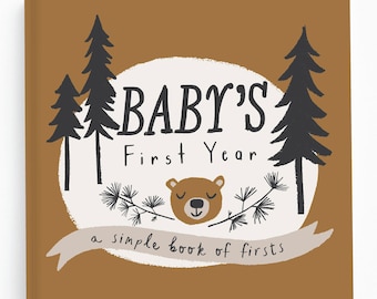 Baby first year book | Etsy