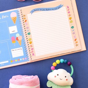 Beach Baby Memory Book - Nautical - Baby Girl - Beach Themed - First ...