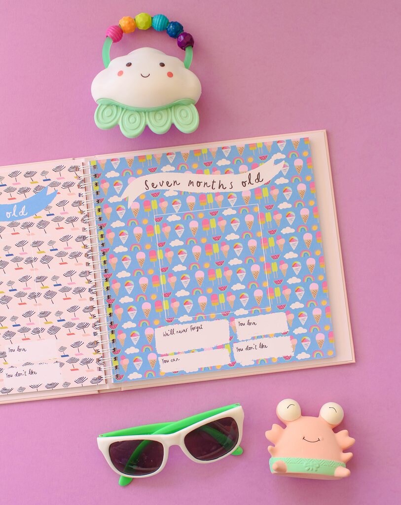 Beach Baby Memory Book Nautical Baby Girl Beach Themed - Etsy