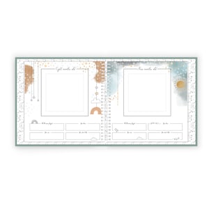 Celestial Skies Luxury Baby Memory Book - Gold Embossed Cloth Cover ...