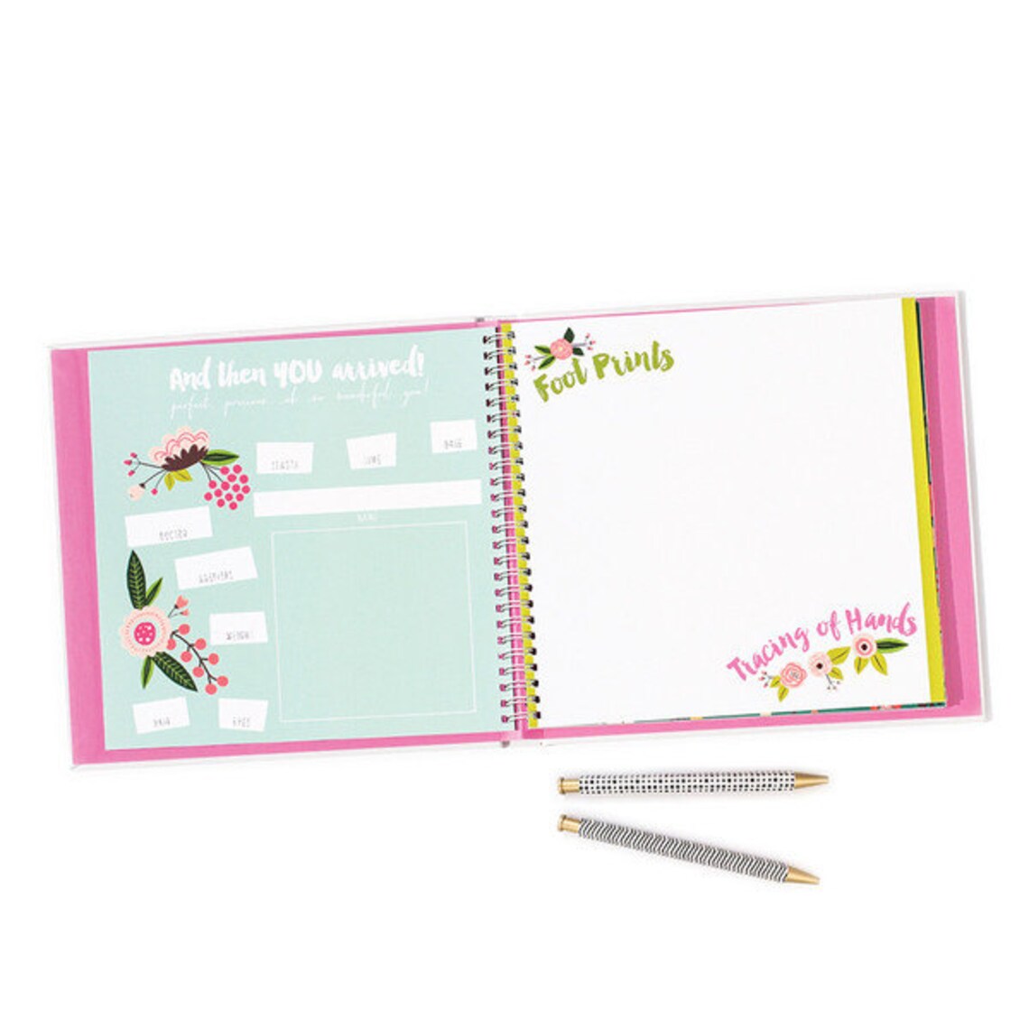 Floral Baby Book Artist Baby Book for Girls Babys First - Etsy