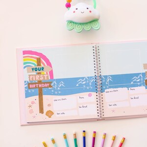 Beach Baby Memory Book - Nautical - Baby Girl - Beach Themed - First ...