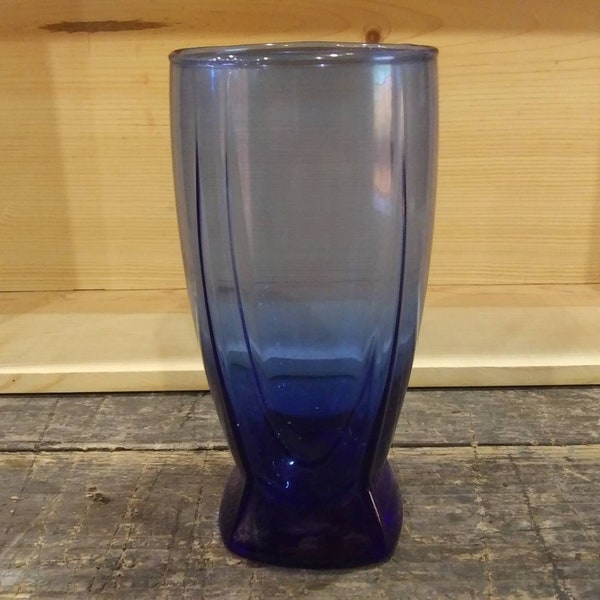 Cobalt Blue Pint Glass - Etsy