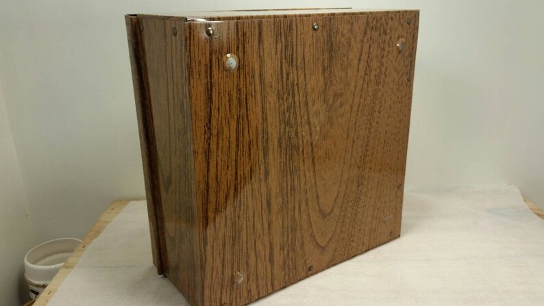 PORTA FILE CHECKBOX Check Box Faux Woodgrain Metal in Great | Etsy