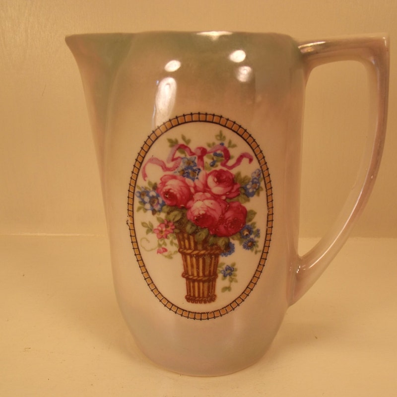 Lusterware Pitcher - Etsy