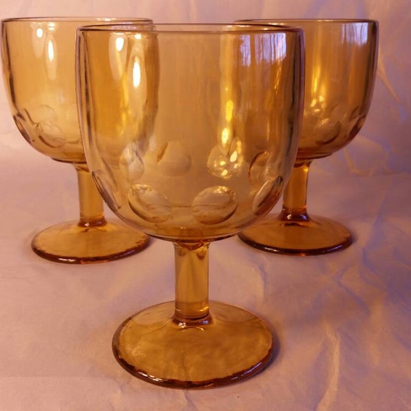 Amber Goblets - Etsy