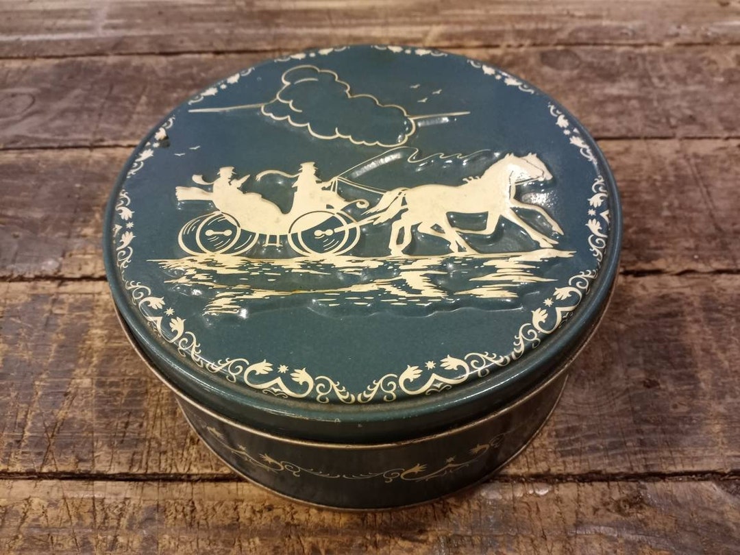 SHIRLEY JEAN FRUITCAKE Tin Vintage Empty in Good Condition! Capitol ...