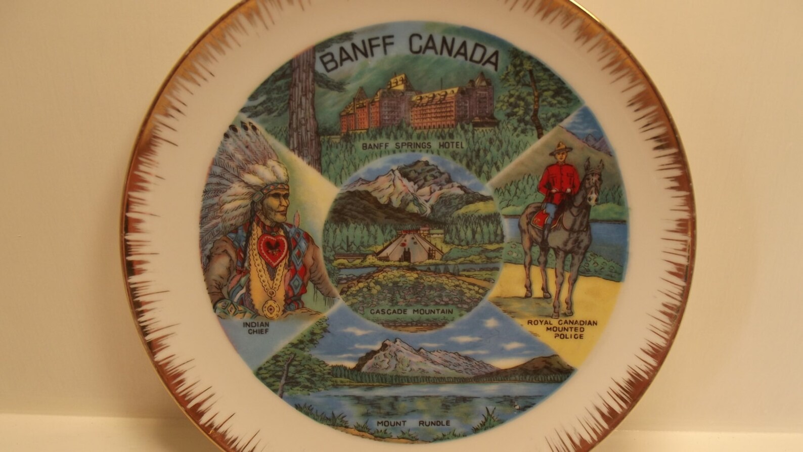 BANFF CANADA SOUVENIR Vintage Plate Wall Hanging or Display - Etsy