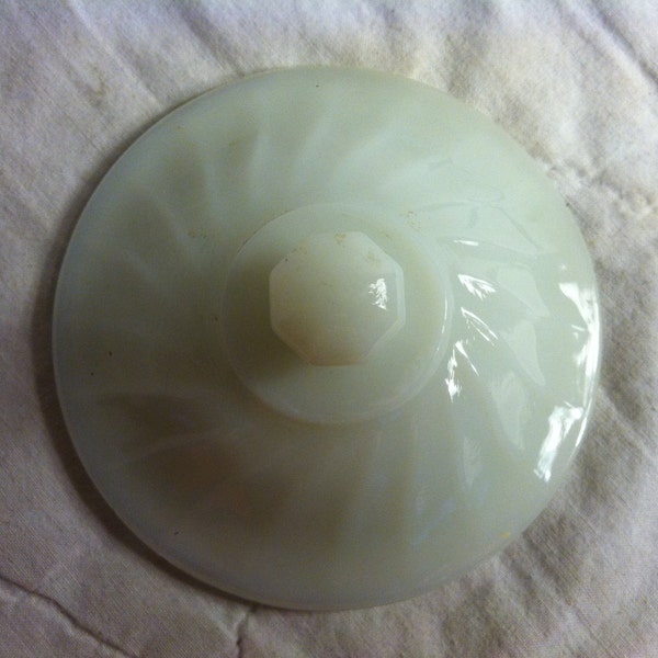 Milk Glass Lid - Etsy