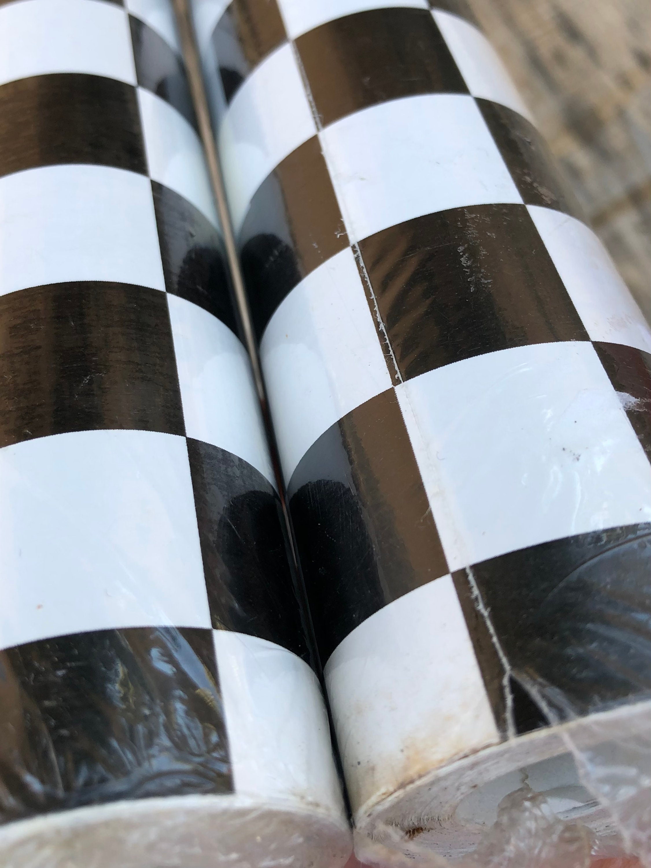 Vintage Checkerboard Contact Paper 90s Black White Check - Etsy